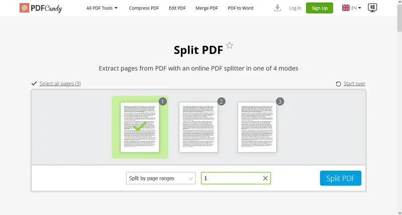 How to Extract One Page from a PDF: 4 Ways - PDF Candy